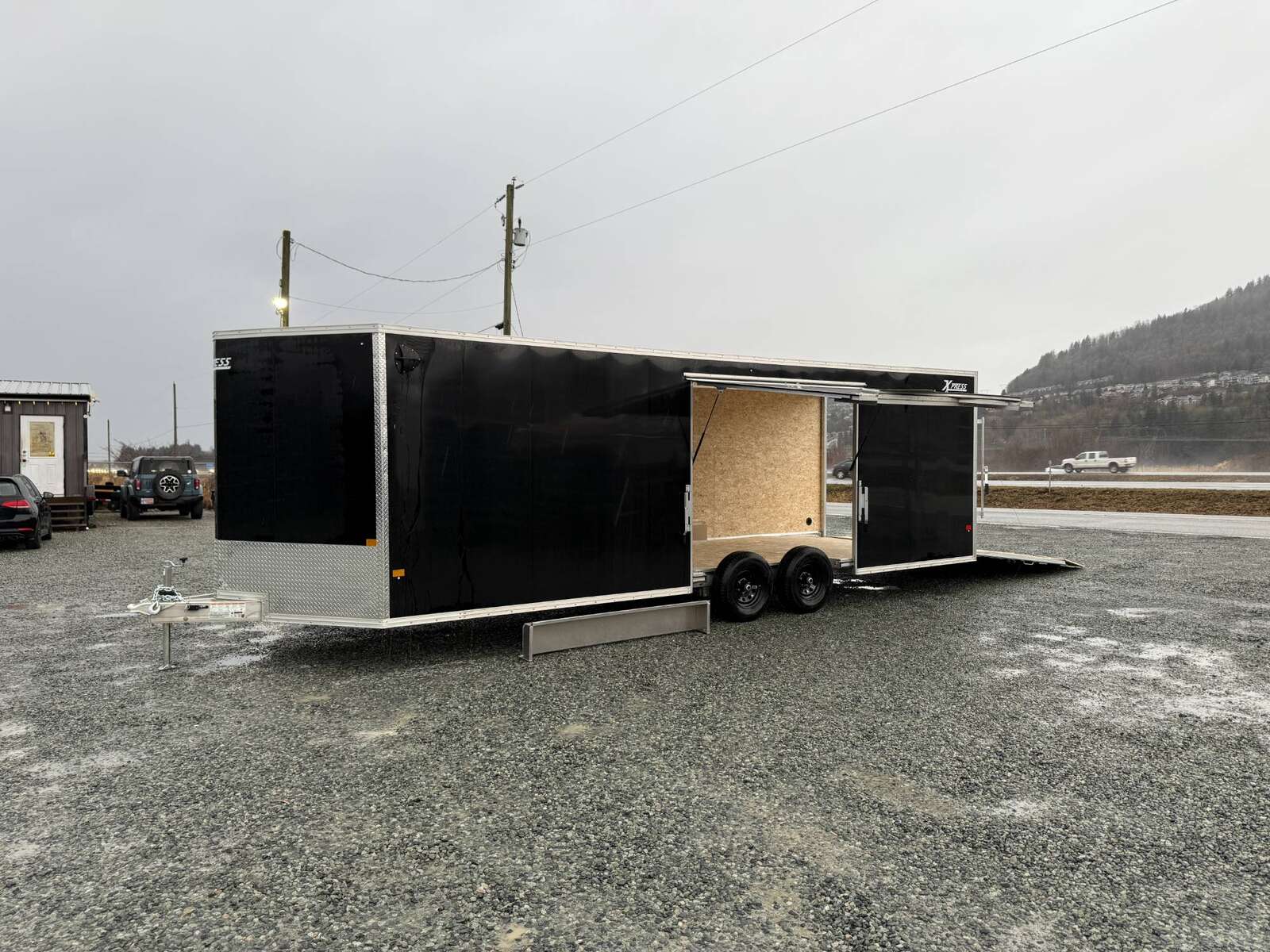 2025 Alcom XLT Pro 8.5x24 Car Hauler Enclosed Cargo Trailer w/ Side ...